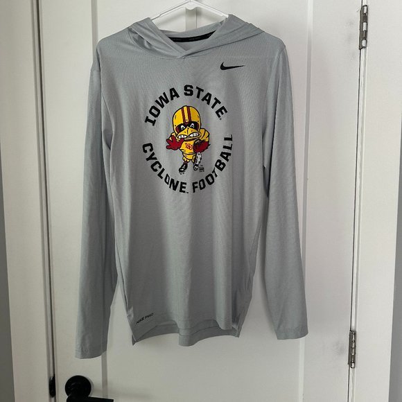 Nike | Tops | Vintage Iowa State Nike Drifit Hoodie Small Football ...